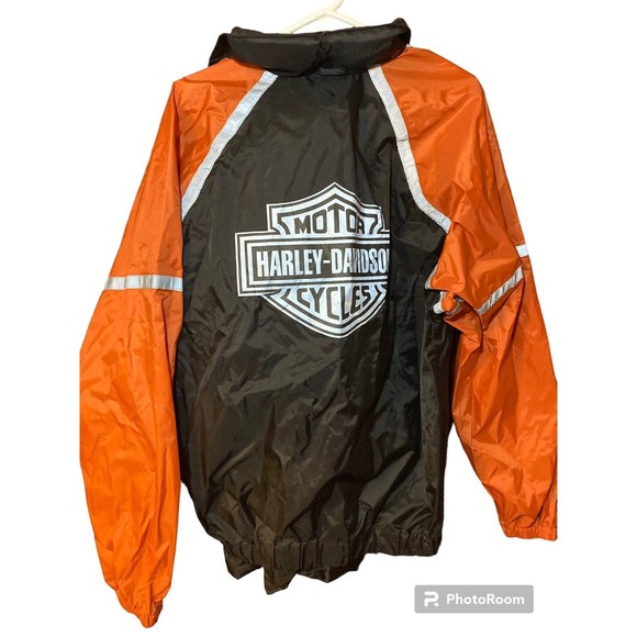 Harley-Davidson | Pants | Harley Davidson Windbreaker Full Zip Up Nylon ...